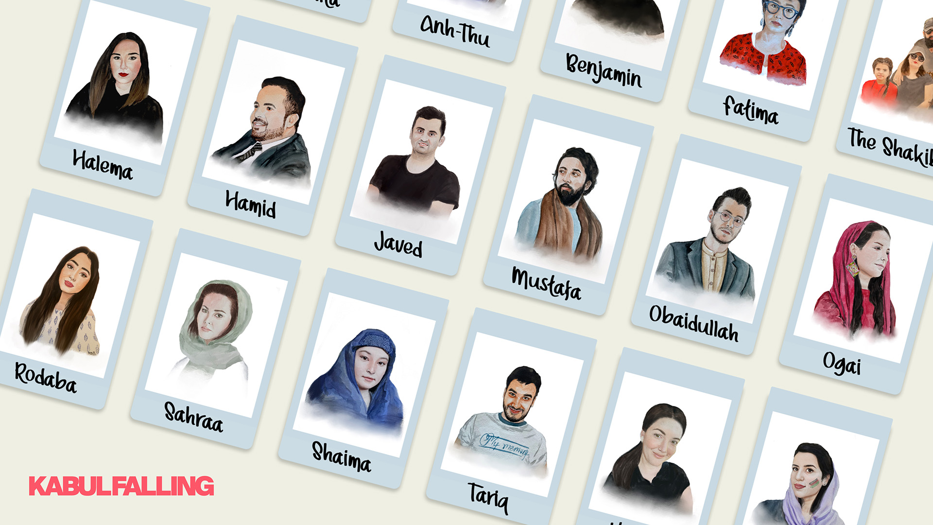 Interviewees – Kabul Falling